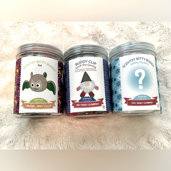 Scentsy | Other | New Scentsy Bitty Buddies Bundle Bat Gnome And ...